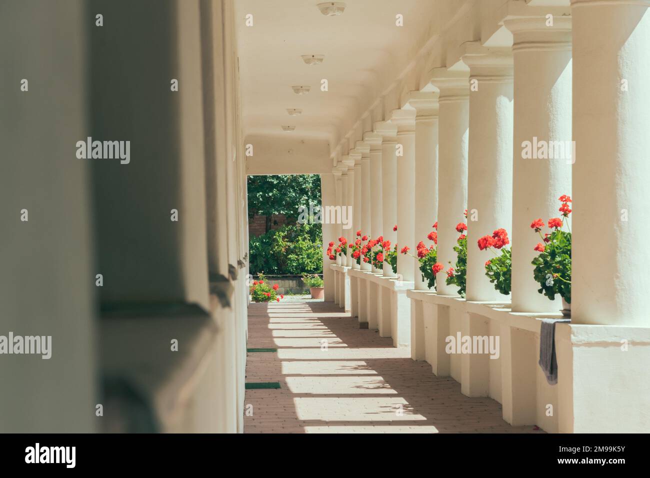The distinctive building of the Vácrátót National Botanical Garden is ...