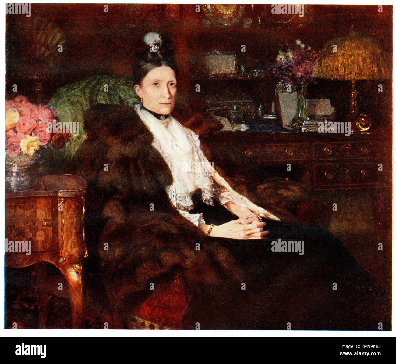 Portrait of Lady Aird by Frank Dicksee. She was probably Alicia Ellen ...