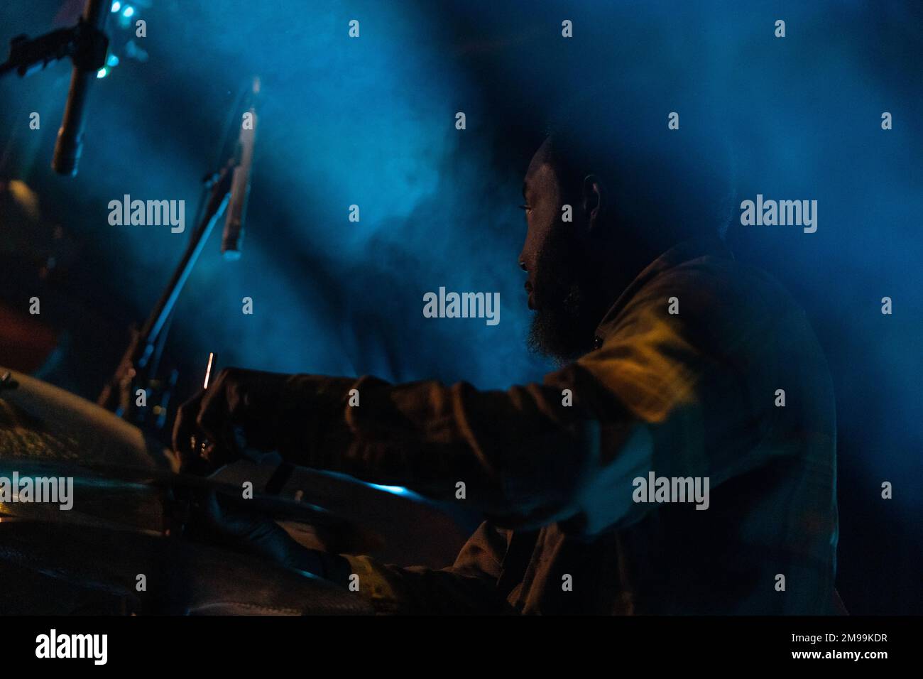 Allan Mednard, drums performs with Brandee Younger during Winter ...