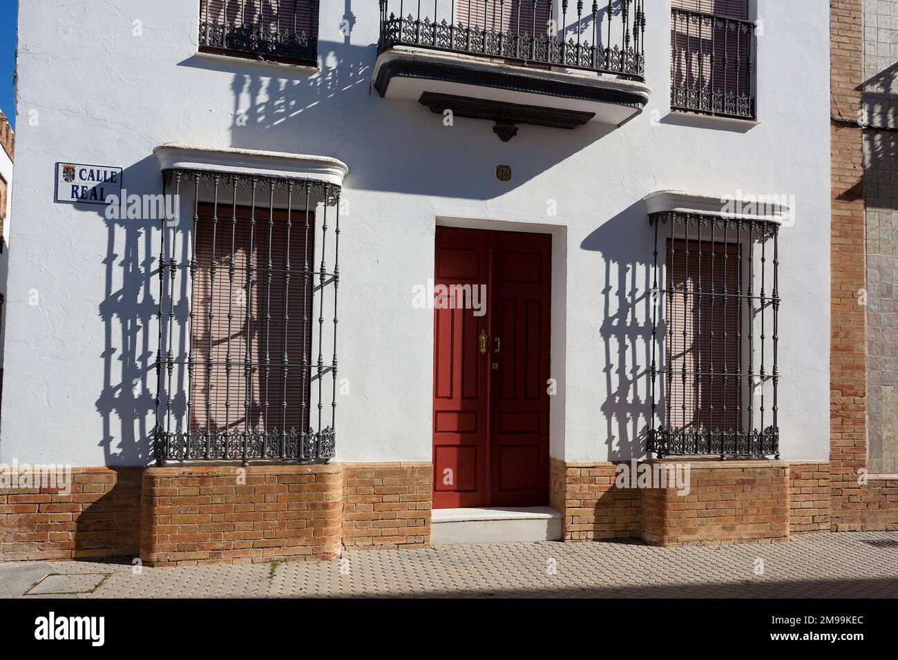 Architecture of Niebla, Huelva, Andalucia, Spain Stock Photo - Alamy