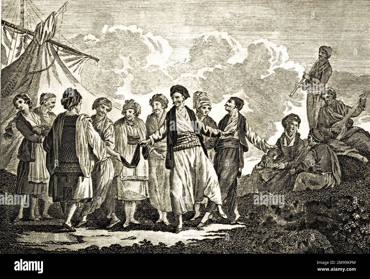 Greek dance costume hi-res stock photography and images - Alamy