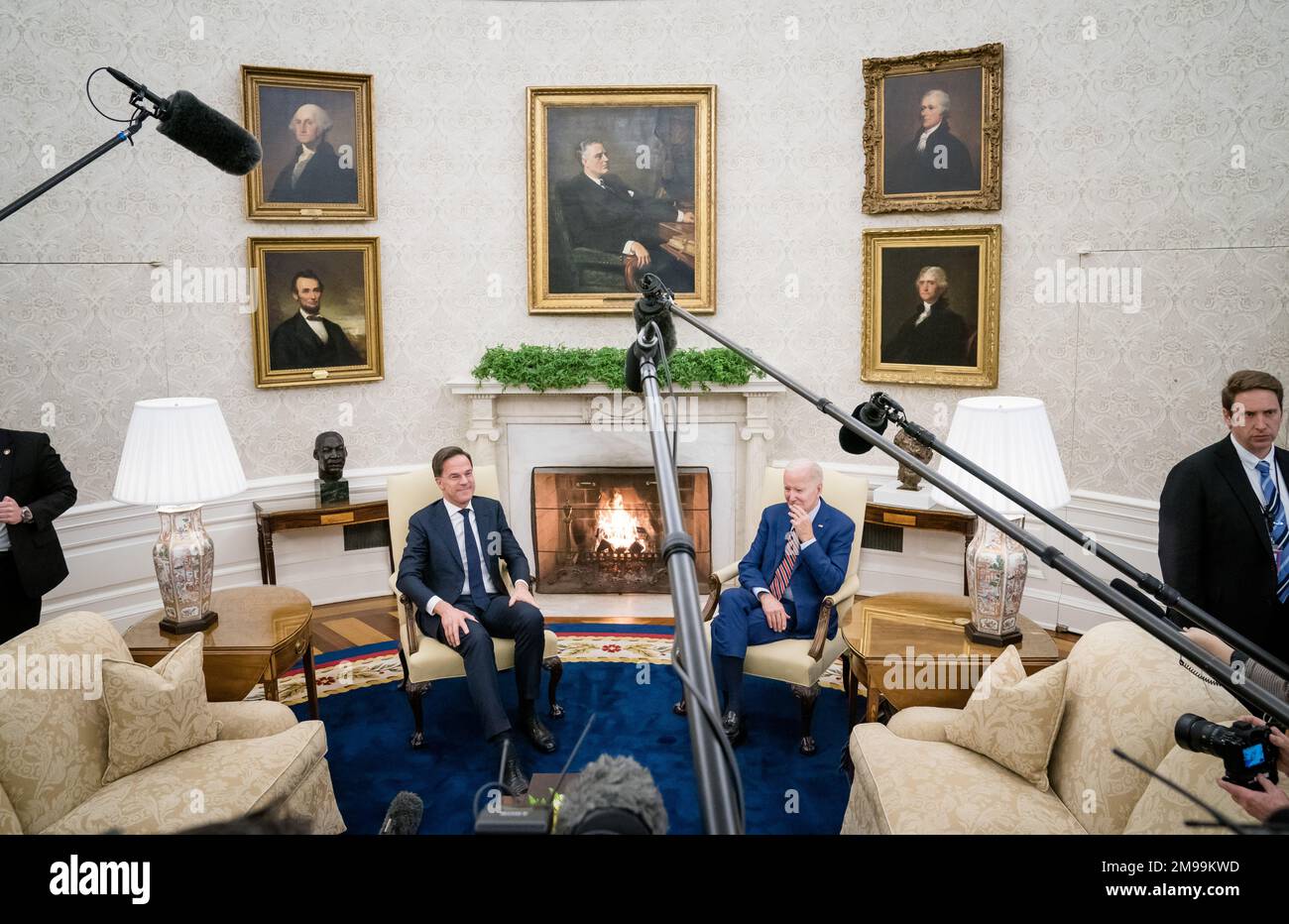 Washington DC, USA. 17th Jan, 2023. WASHINGTON - Prime Minister Mark ...