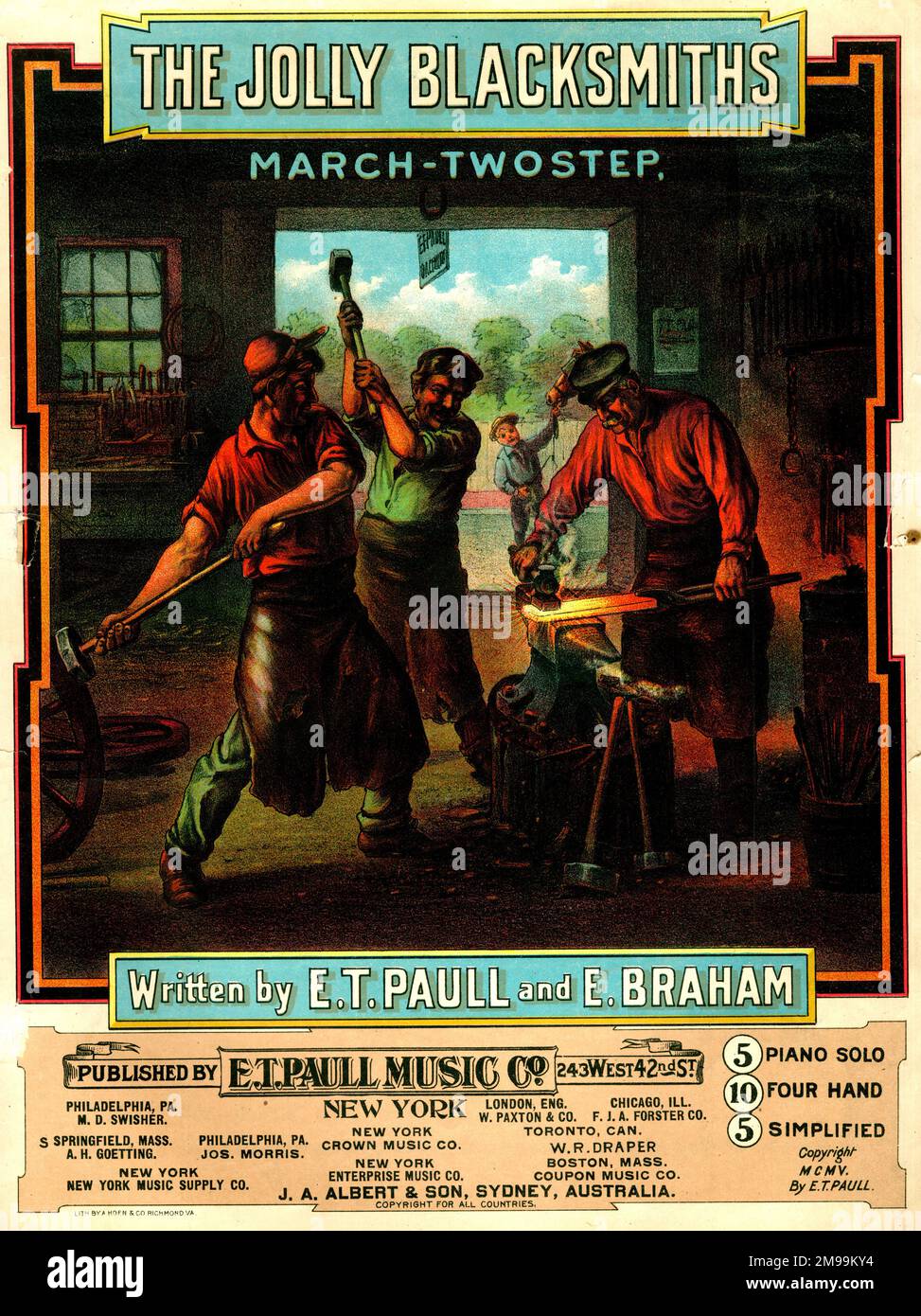 Blacksmith 1900s hi-res stock photography and images - Alamy