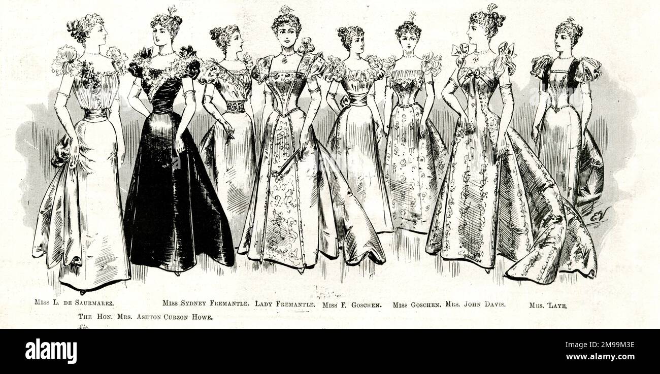 Historic Fancy Dress Ball at Devonshire House, London - Miss L de ...