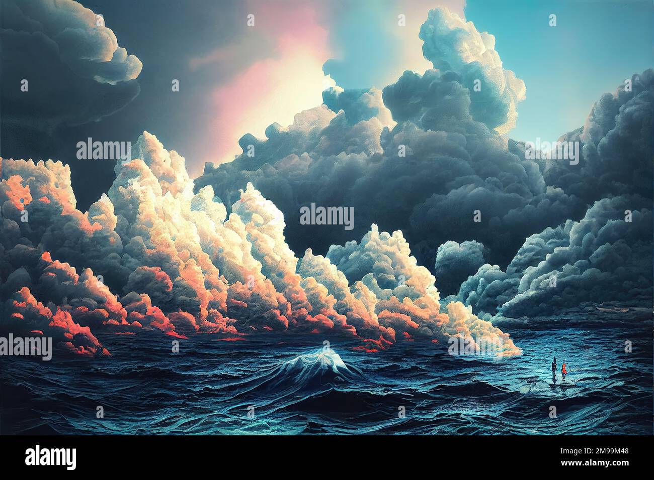 Japanese storm sea hi-res stock photography and images - Alamy