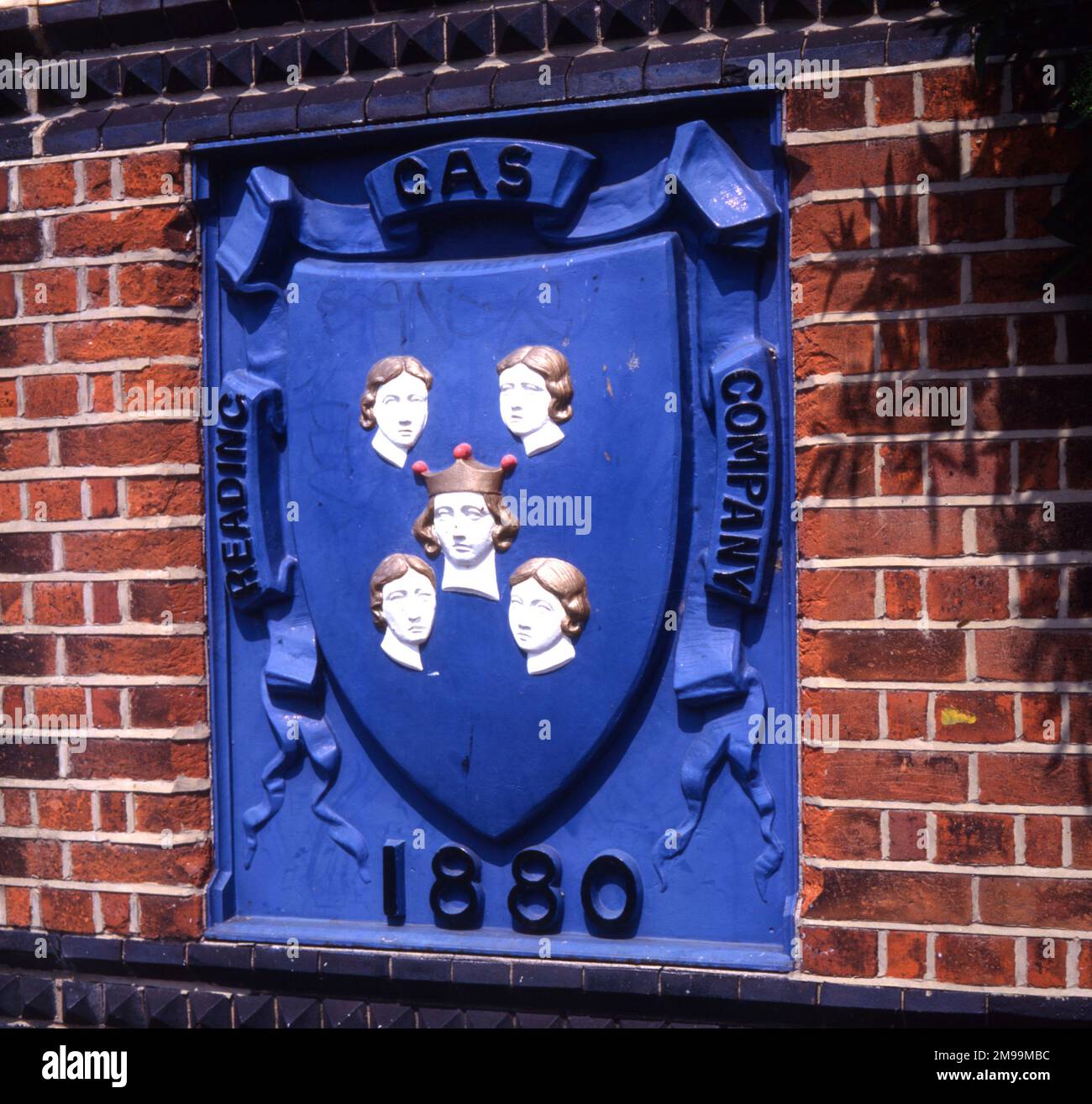 Reading, Berkshire - Old Gasworks sign Stock Photo - Alamy