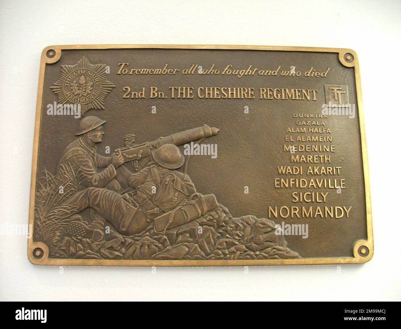 The memorial is to all members of the Regiment whose different ...