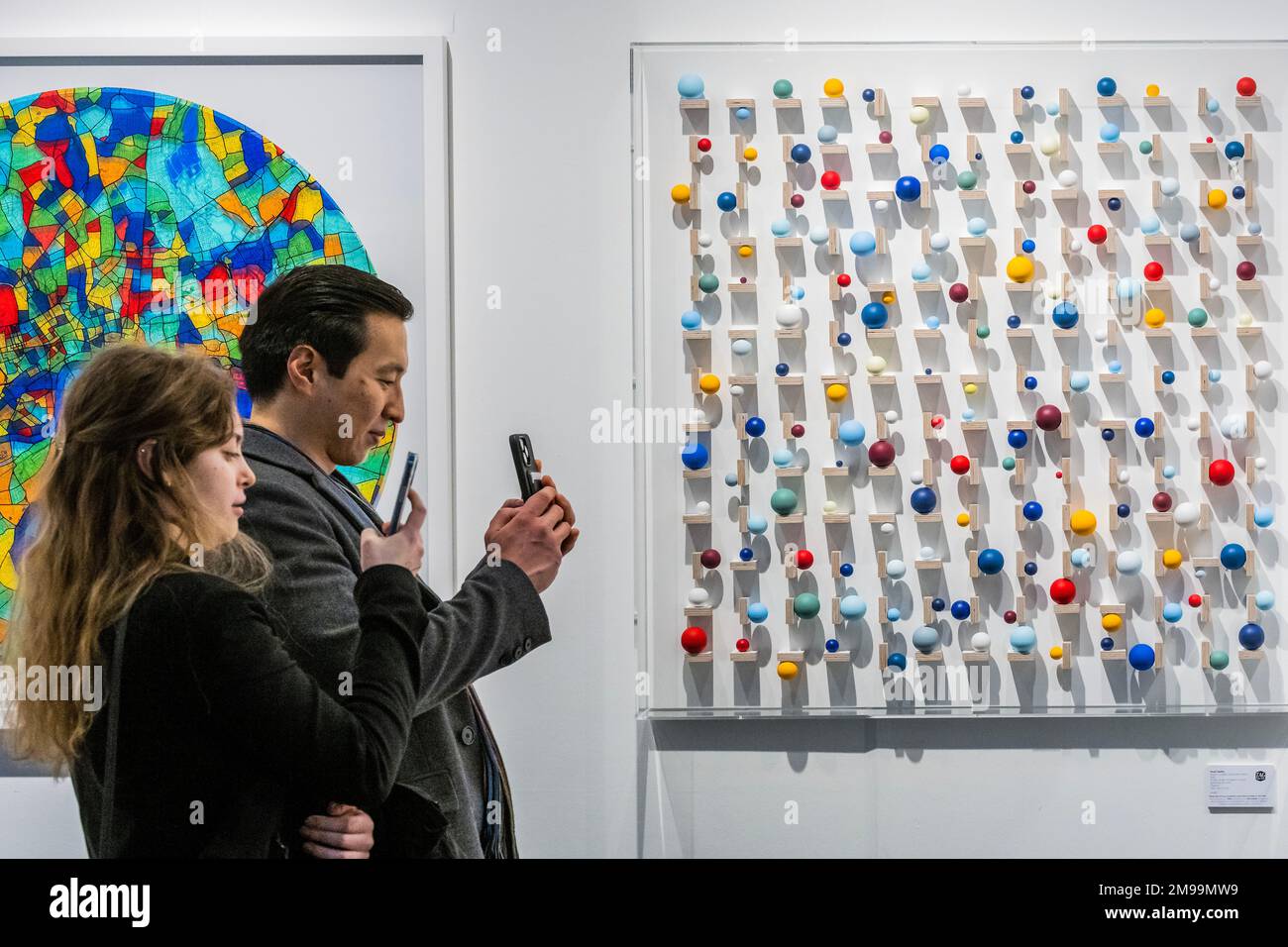 London, UK. 17th Jan, 2023. Stuart Hartley, Event 2, 2022, in Tag Fine ...