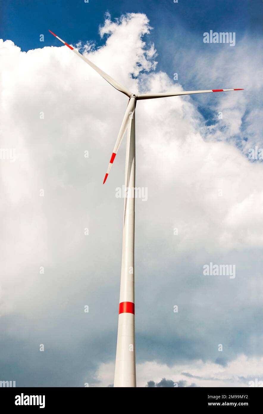 Windmills source energy alternative electricity hi-res stock ...