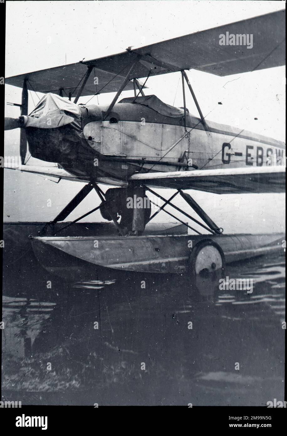 Bluebird' Seaplane (Blackburn L1A Bluebird II, G-EBSW) being brought ...
