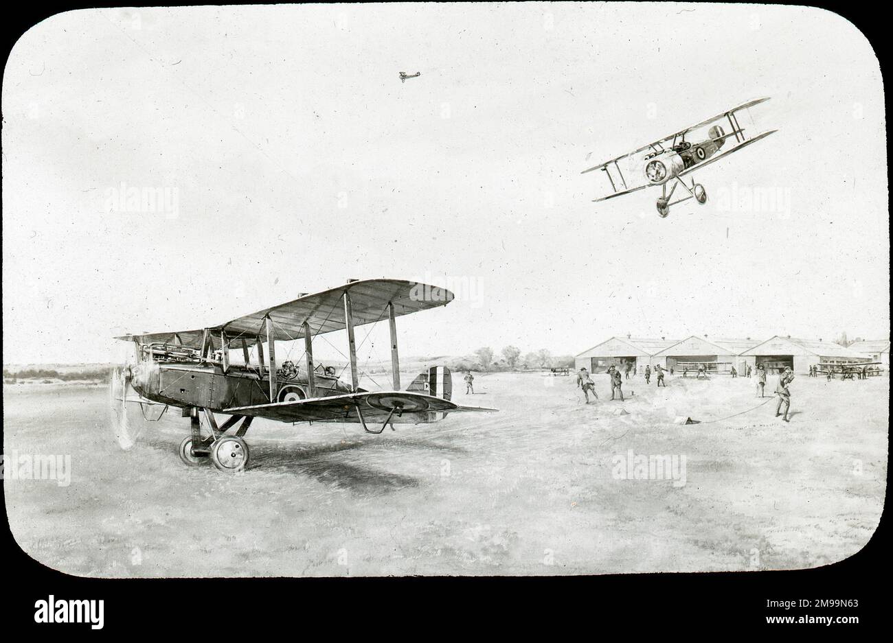 Getting off. Last look round (artwork). William Francis Forbes-Sempill ...