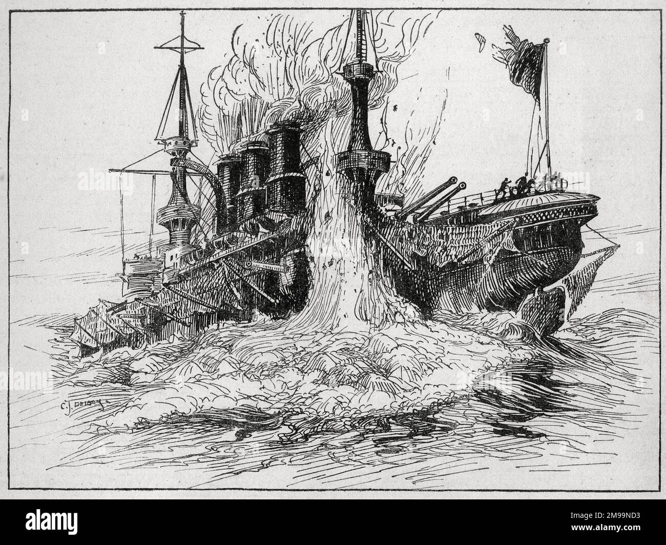 Submarine fired hi-res stock photography and images - Alamy