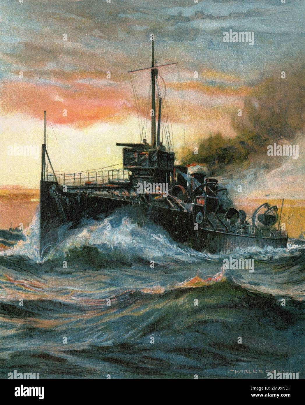 Searching for the foe Stock Photo - Alamy