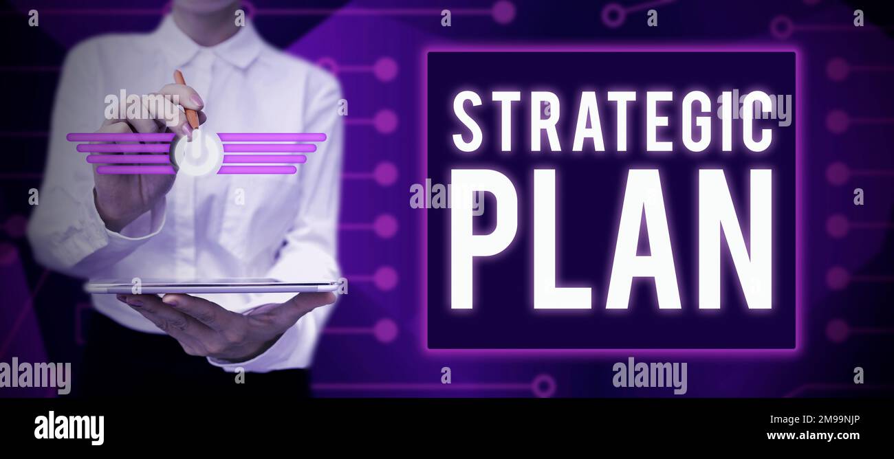 Inspiration showing sign Strategic Plan, Business idea A process of ...