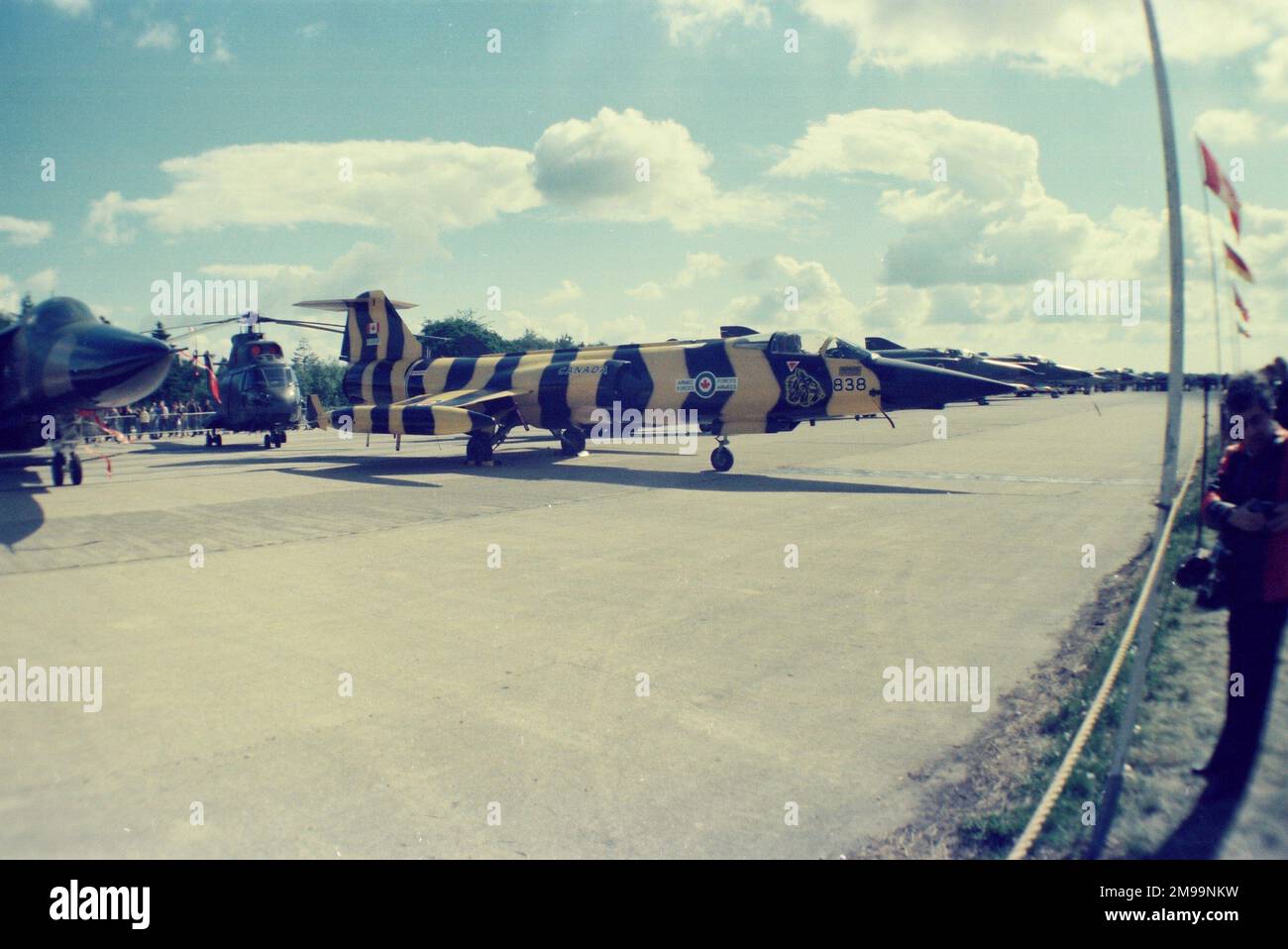 Lockheed / Canadair CF-104 Starfighter 104838 of 439 Sqn CAF in Tiger ...