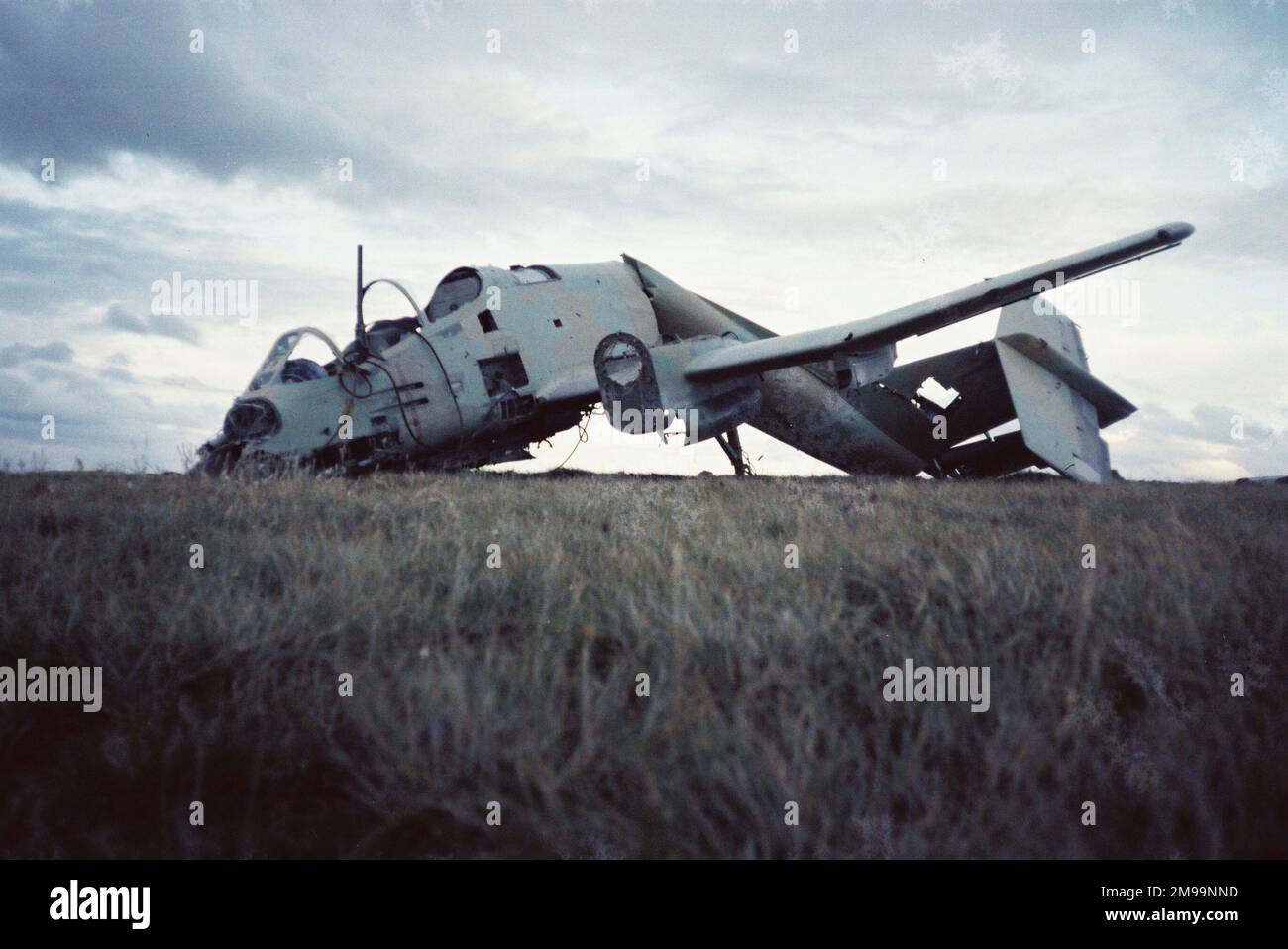 An FMA IA-58 Pucara, formerly of the Argentine Air Force, at RAF ...