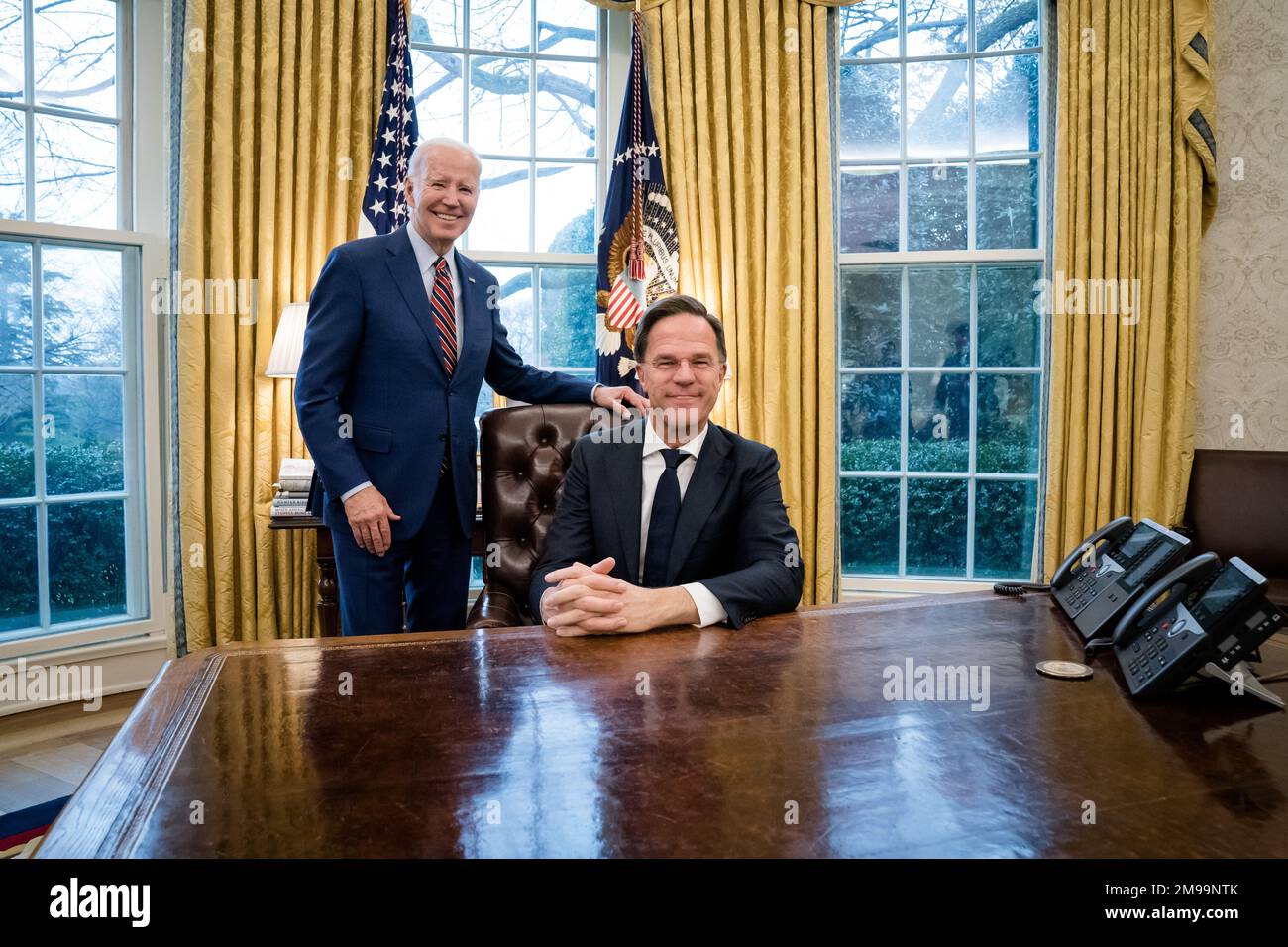 Washington DC, USA. 17th Jan, 2023. WASHINGTON - Prime Minister Mark ...