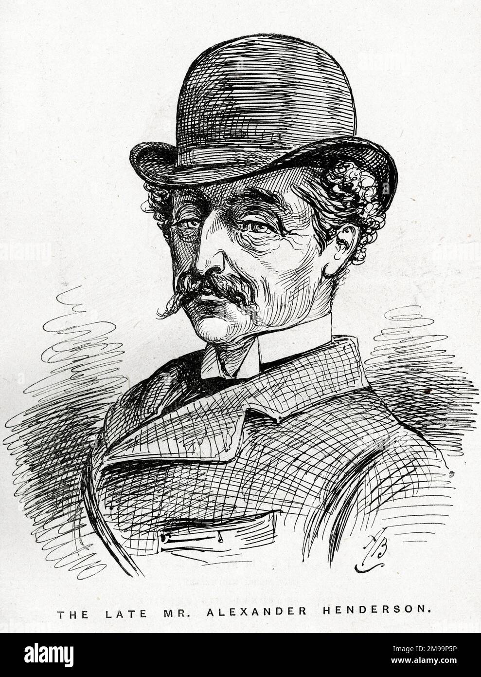 Portrait, The Late Mr Alexander Henderson, theatre owner and director ...