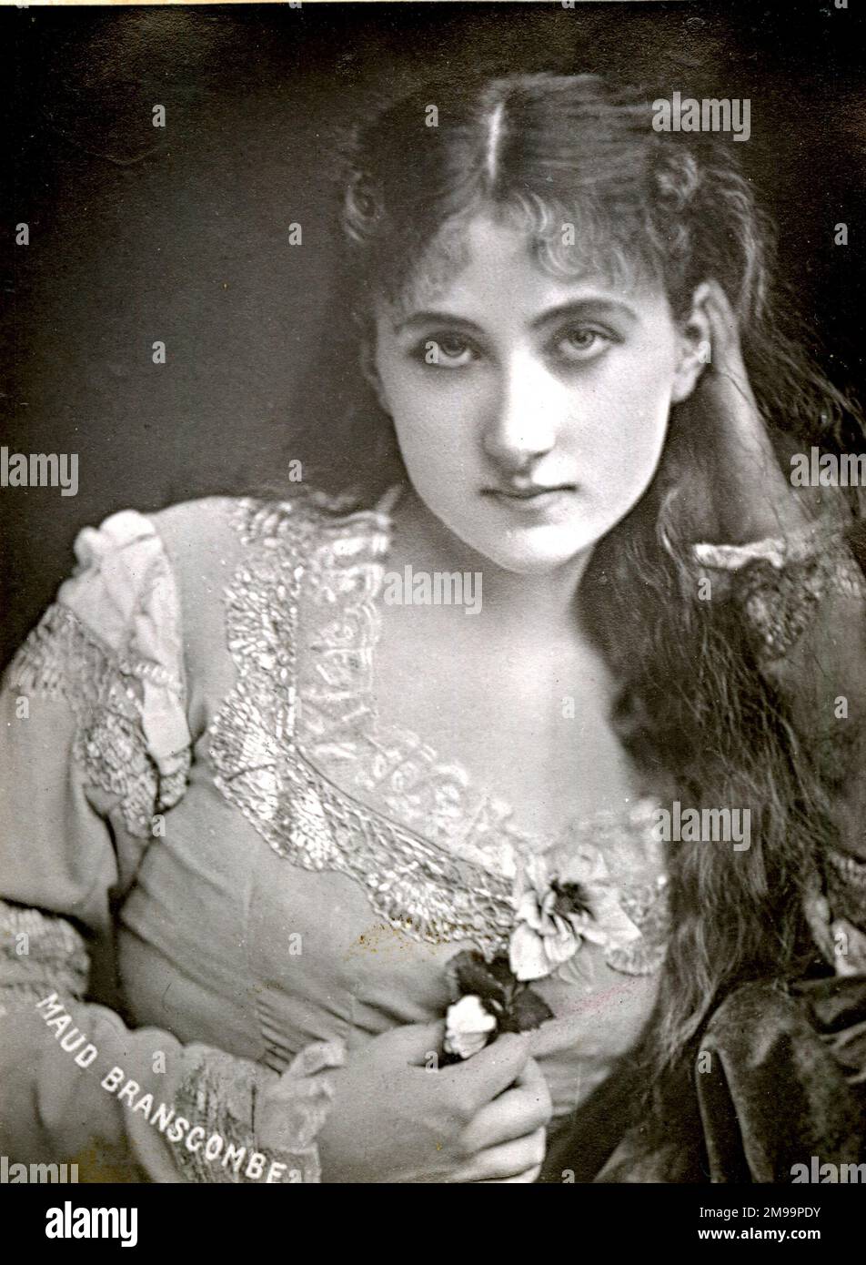 Maud Branscombe, Victorian actress Stock Photo - Alamy