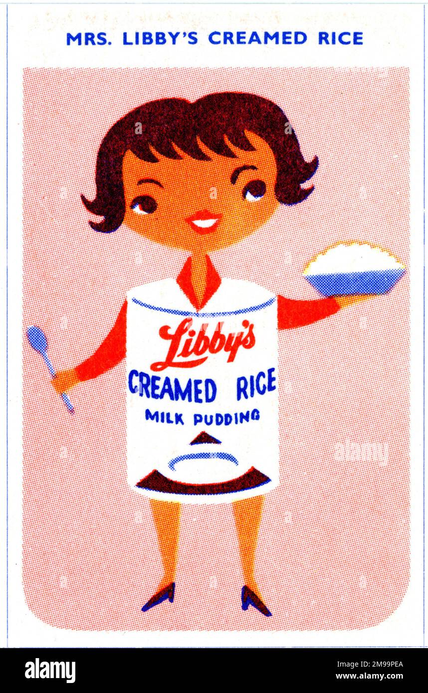 Libby's Happy Families Card Game, Mrs Libby's Creamed Rice Milk Pudding ...