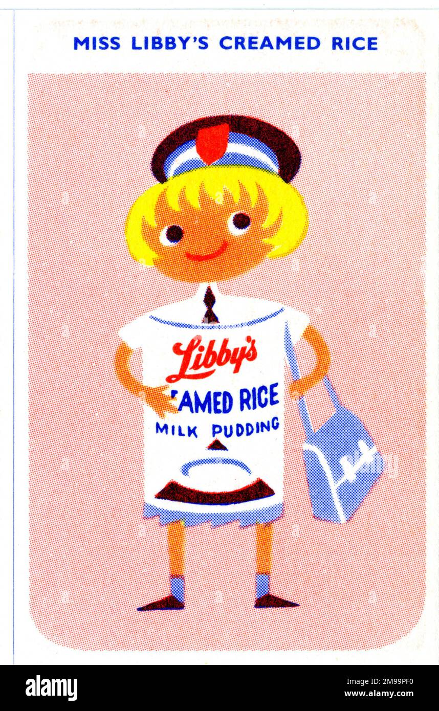 Libby's Happy Families Card Game, Miss Libby's Creamed Rice Milk ...