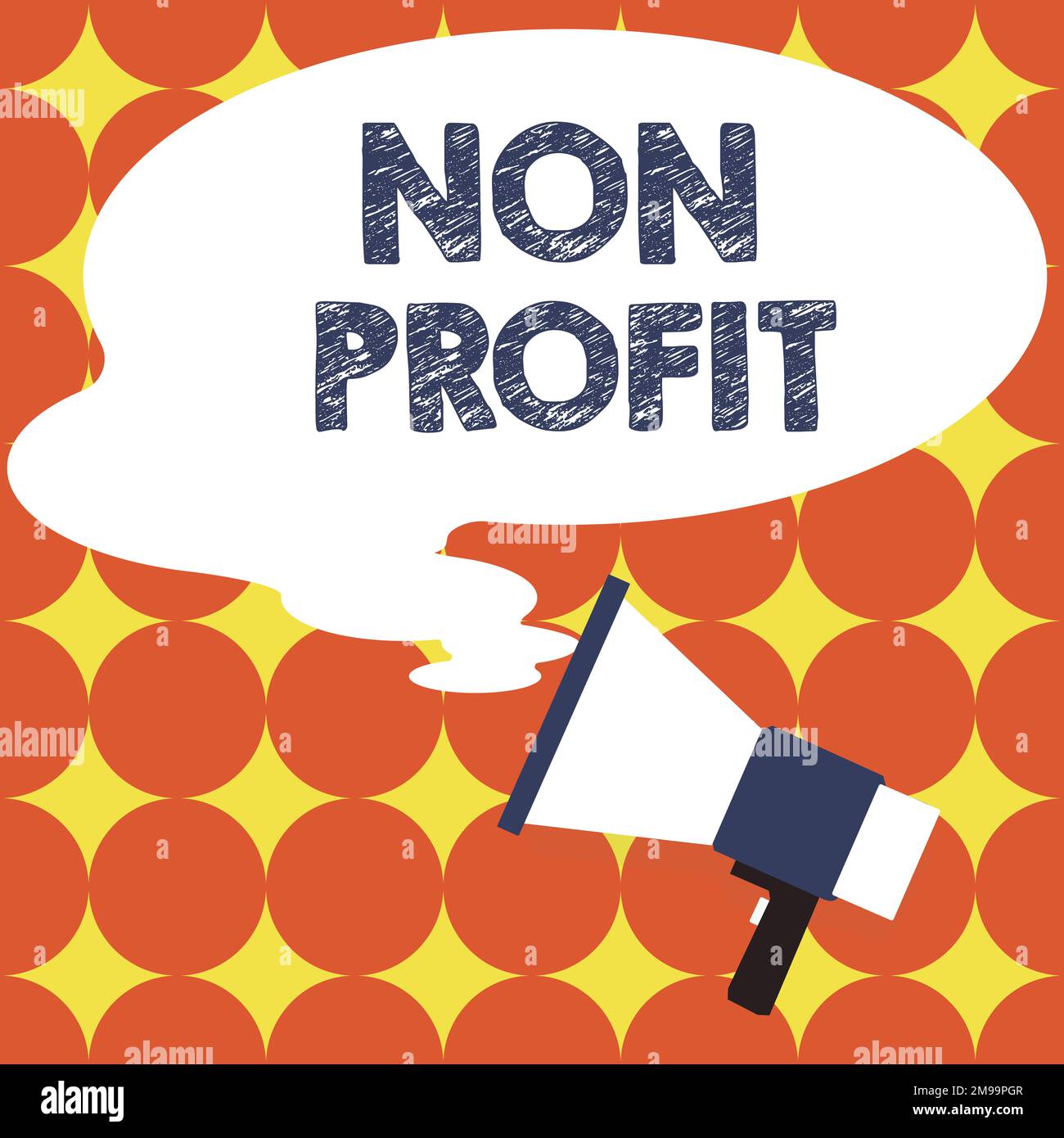 Text caption presenting Non Profit. Business concept type of ...