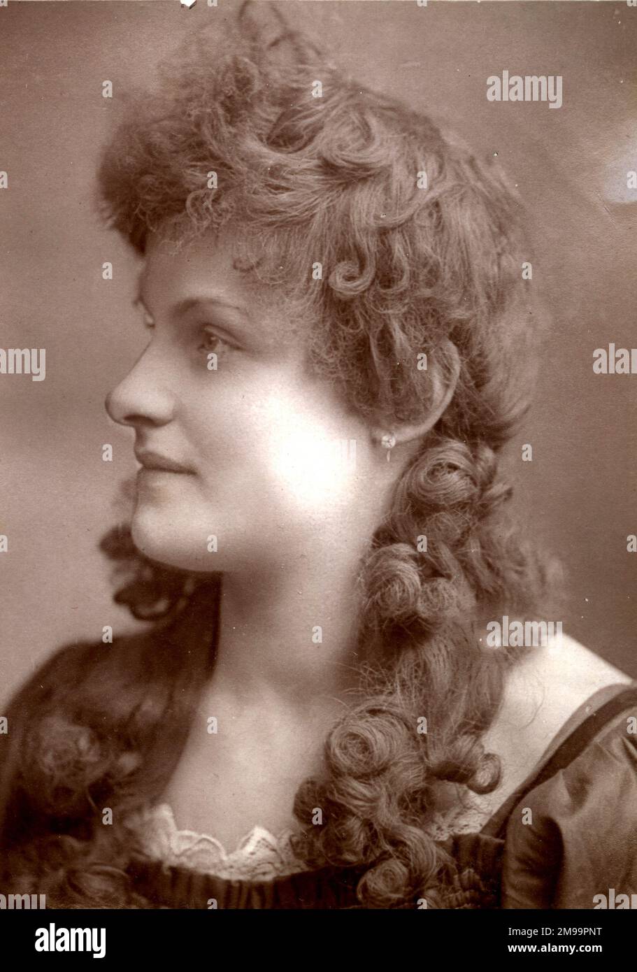 Unknown Victorian actress Stock Photo - Alamy
