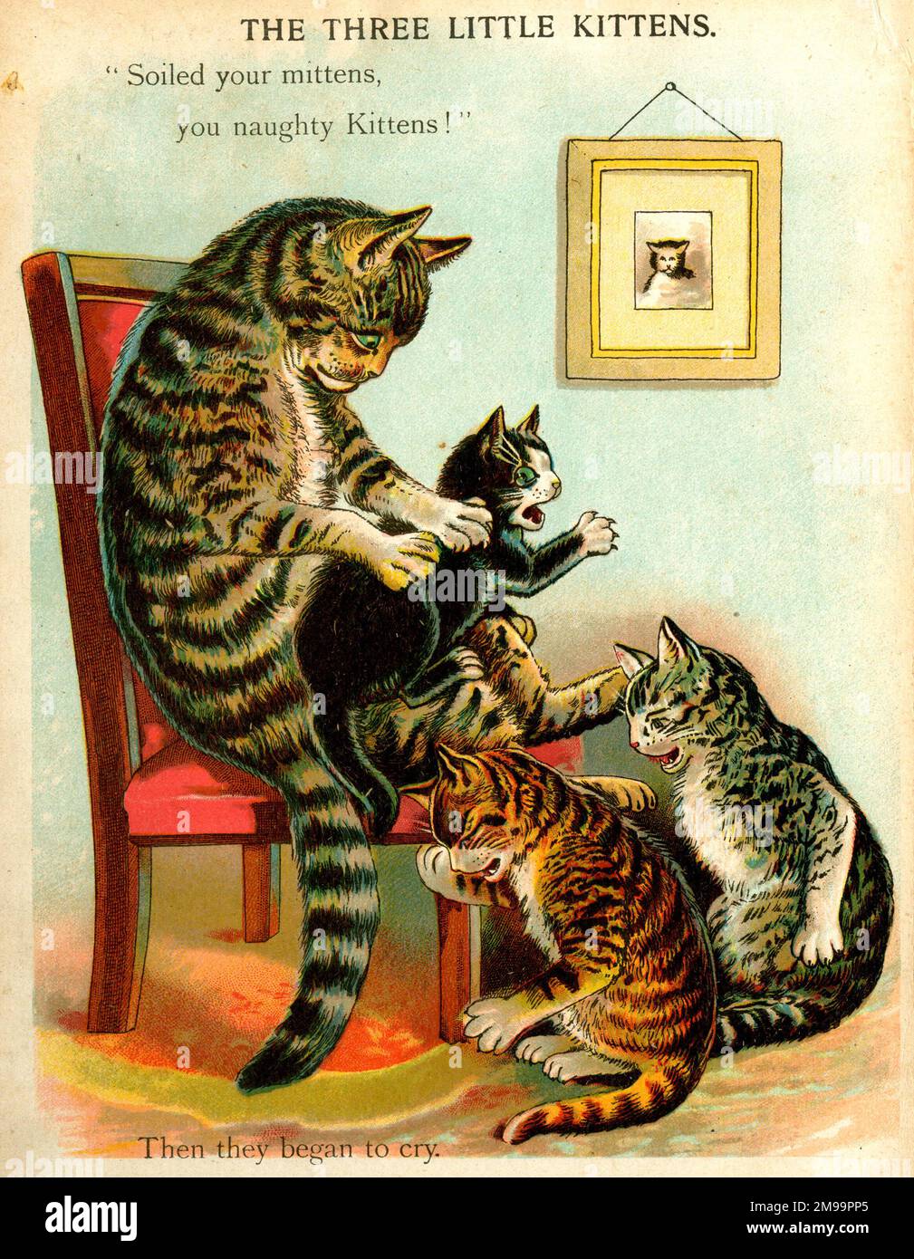 The Three Little Kittens Stock Photo - Alamy