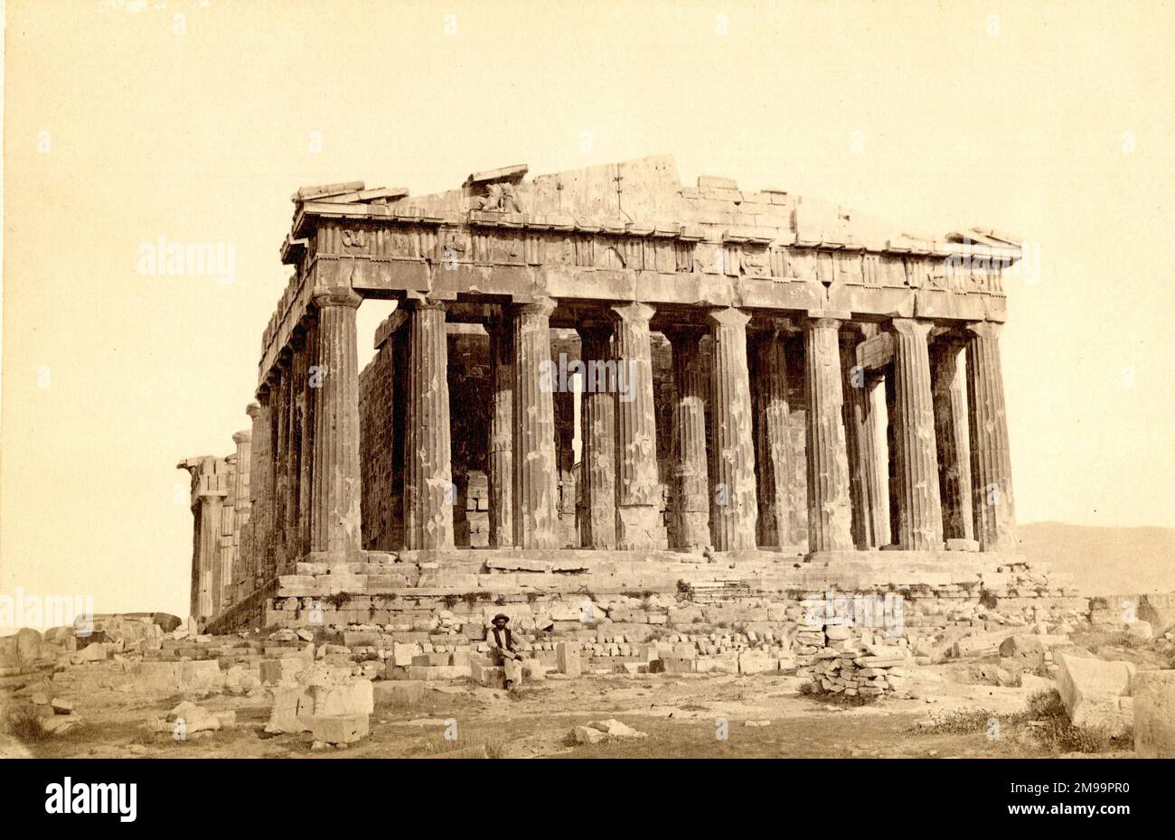 Columns pediment parthenon hi-res stock photography and images - Alamy