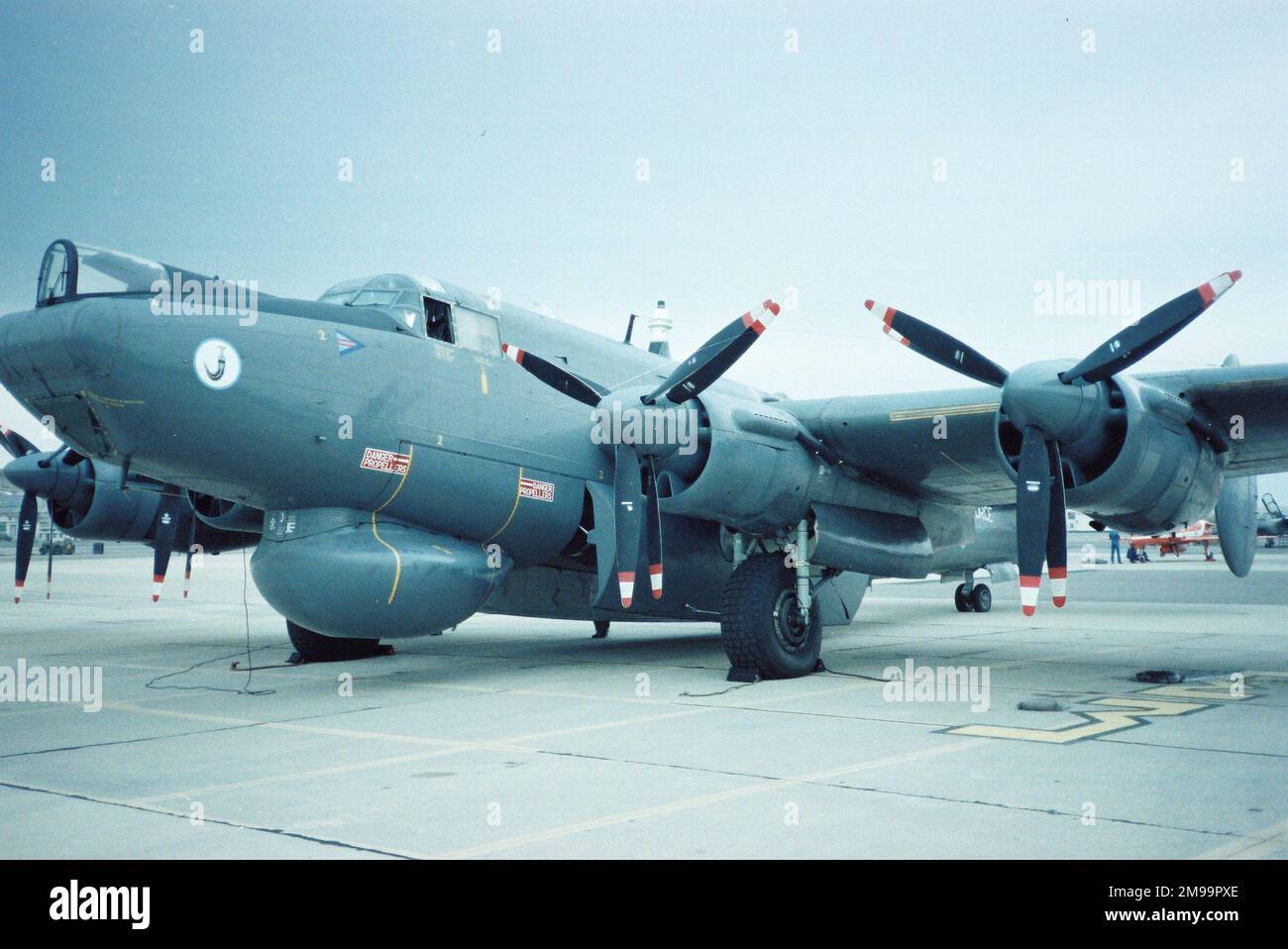 Avro Shackleton AEW.2 WL757 'Brian' of 8 Squadron RAF at RAF Gibraltar ...