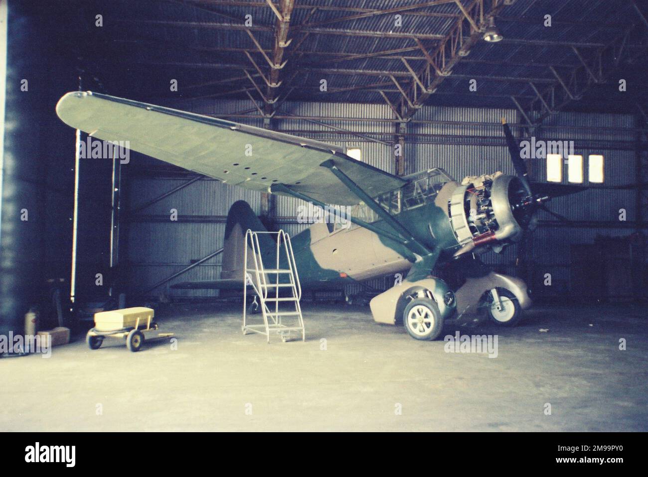 Westland Lysander III R9125 at personal Plane Services, Booker airfield ...