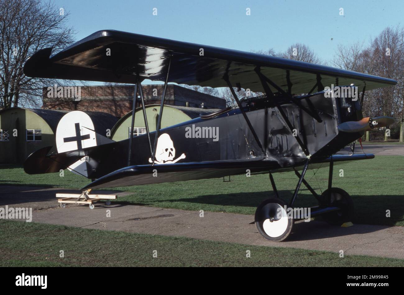Williams Flugzeuge Fokker D.VII replica - G-BFPL - Duxford Stock Photo - Alamy