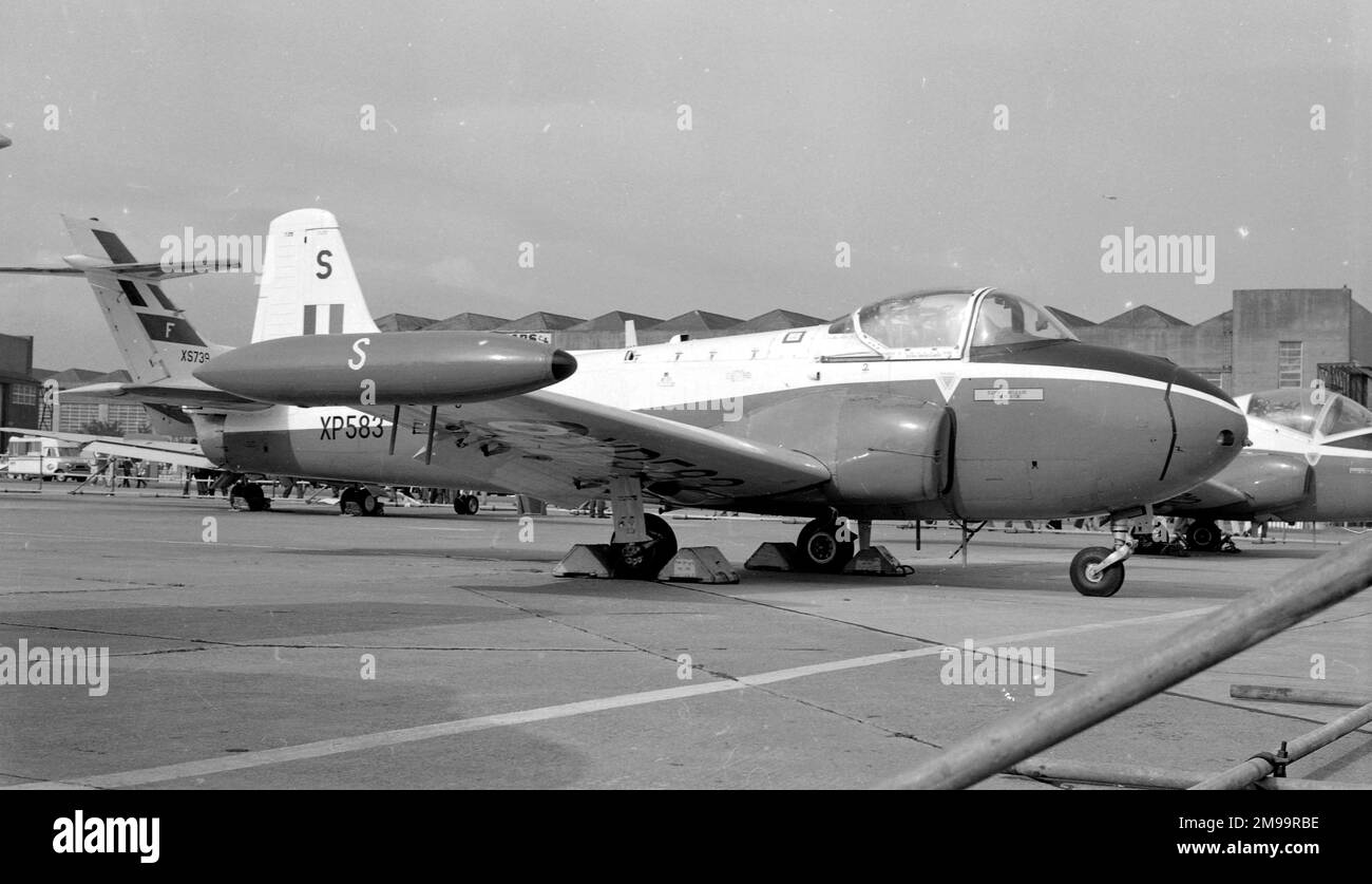 Royal Air Force BAC Jet Provost T Mk.4 XP583 'S' at RAF Finningley ...