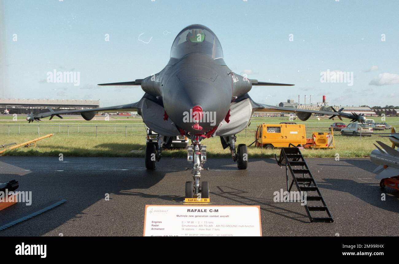 Farnborough 92 – Dassault Rafale C-M – single-seat fighter for export ...