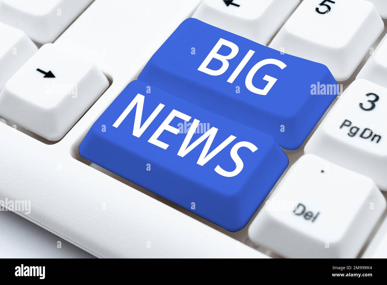 Text caption presenting Big News, Word for knowing actions no one heard ...