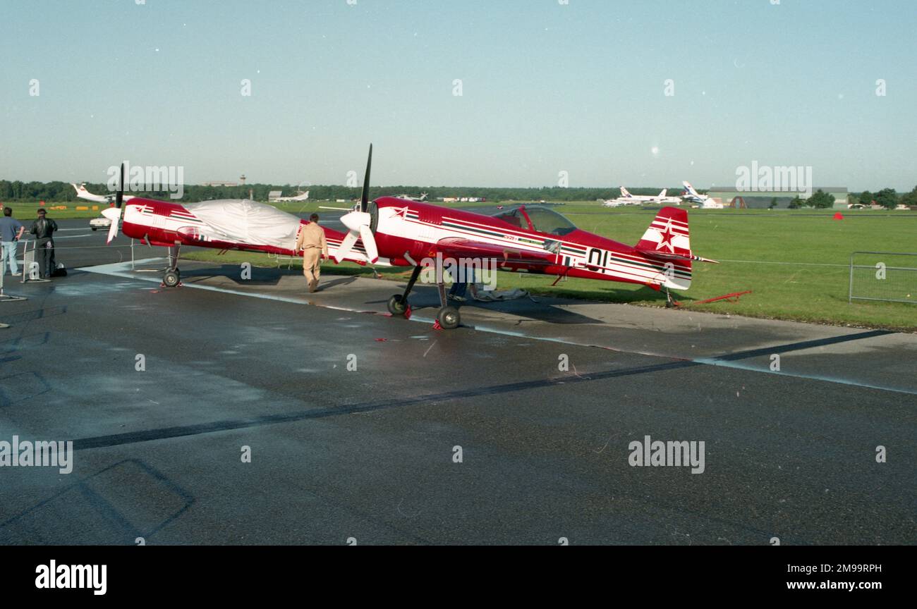 Farnborough 92 - Sukhoi Su-29T -(prototype of the Sukhoi Su-31 single ...