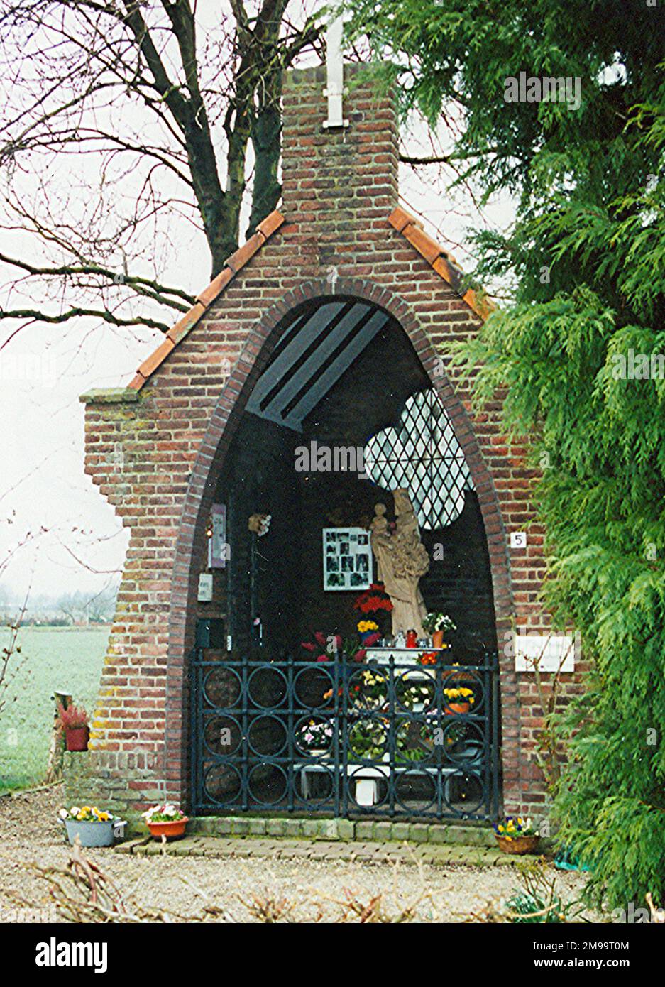 This Chapel was erected in 1946 in commemoration of heavy fighting that ...