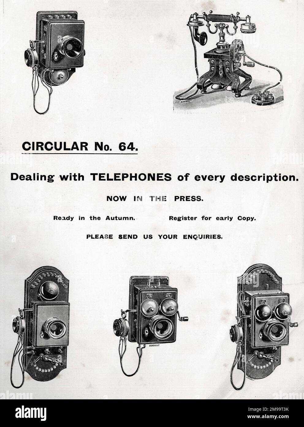 Early telephones from Verity Electrical Supplies, Aston, Birmingham ...