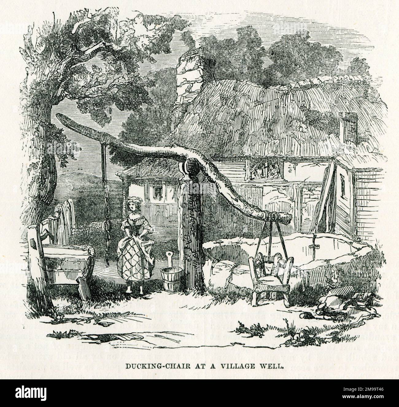 Ducking stool punishment hi-res stock photography and images - Alamy