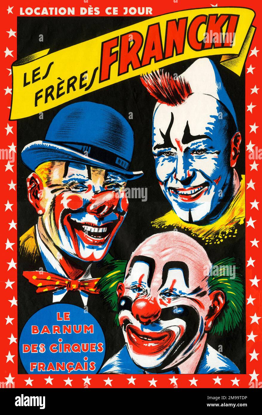 French circus poster hi-res stock photography and images - Alamy