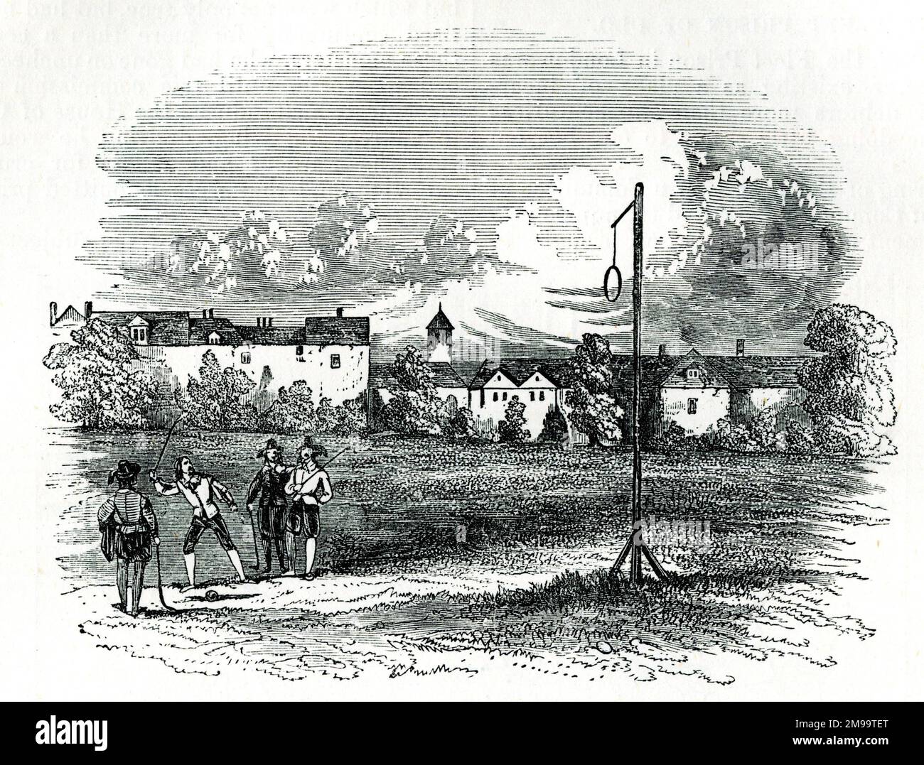 The game of Pall Mall Stock Photo - Alamy