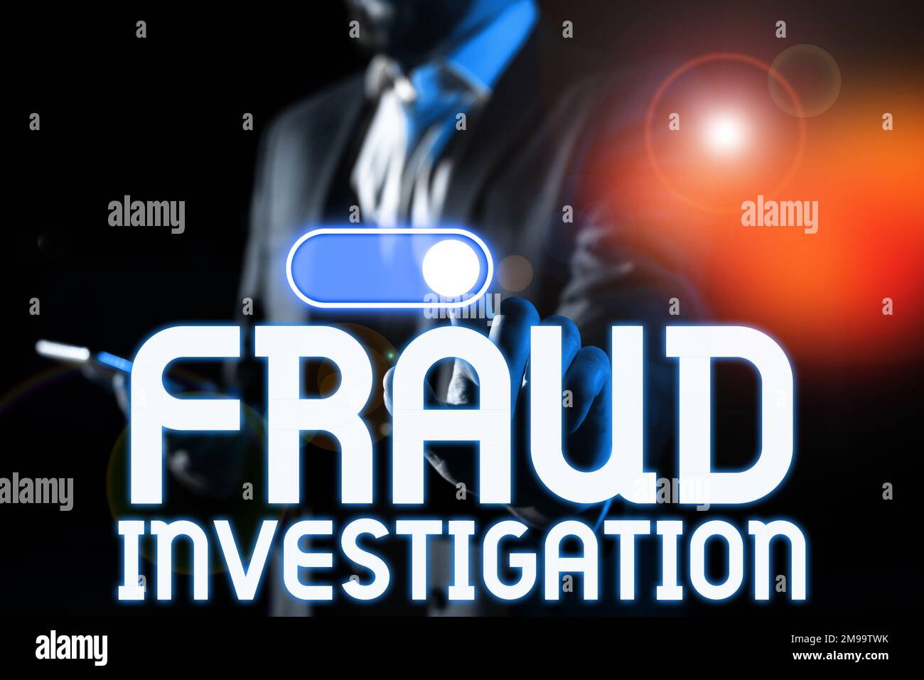 Sign displaying Fraud Investigation. Word for process of determining ...