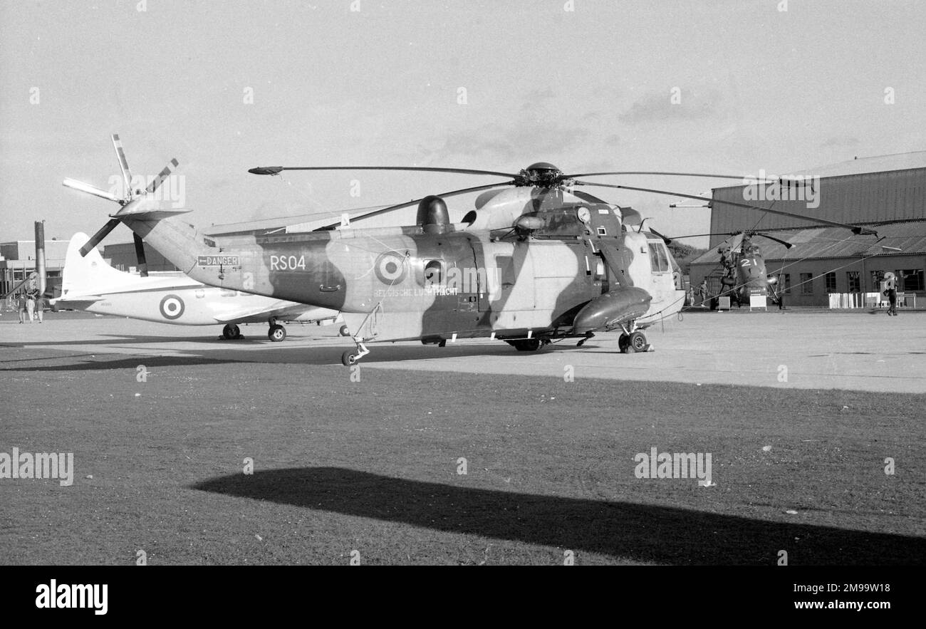 Belgische Luchtmacht (Belgian Air Force) Westland Sea King Mk.48 RS04 ... Belgische Luchtmacht (Belgian Air Force) Westland Sea King Mk.48 RS04 ...
