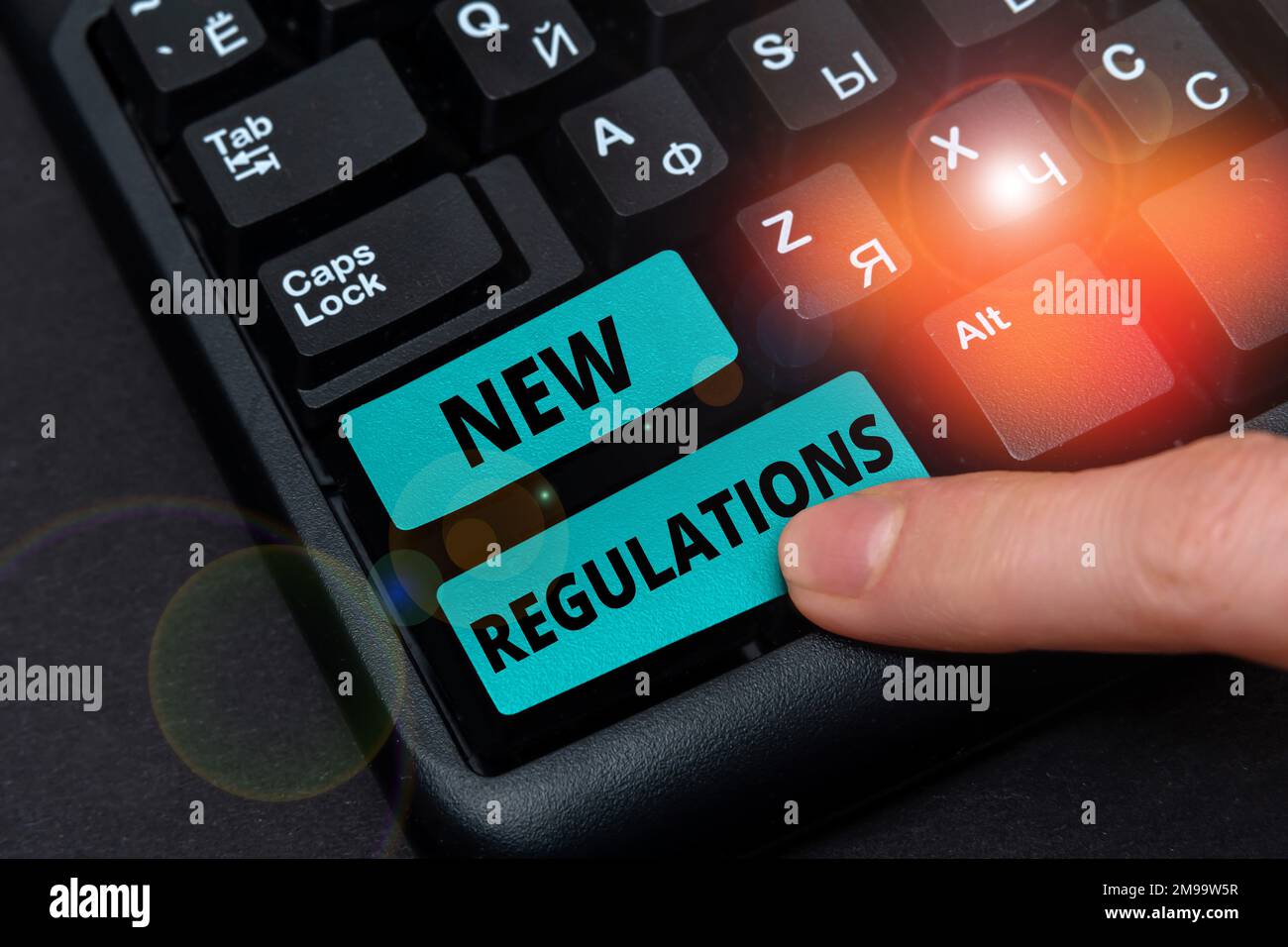 Writing displaying text New Regulations. Internet Concept Regulation ...