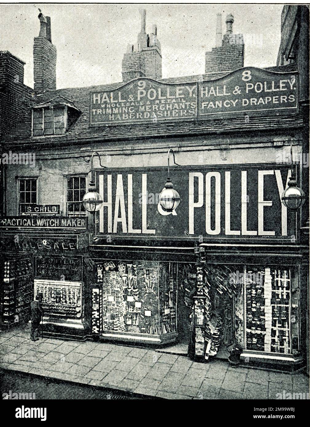 Hall & Polley, Drapers and Haberdashers, Bull Street, Birmingham Stock ...