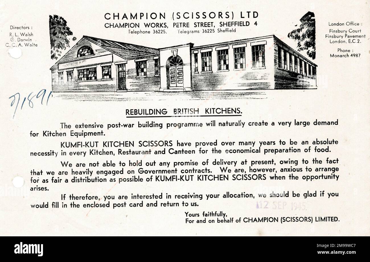 Sheffield scissors hi-res stock photography and images - Alamy