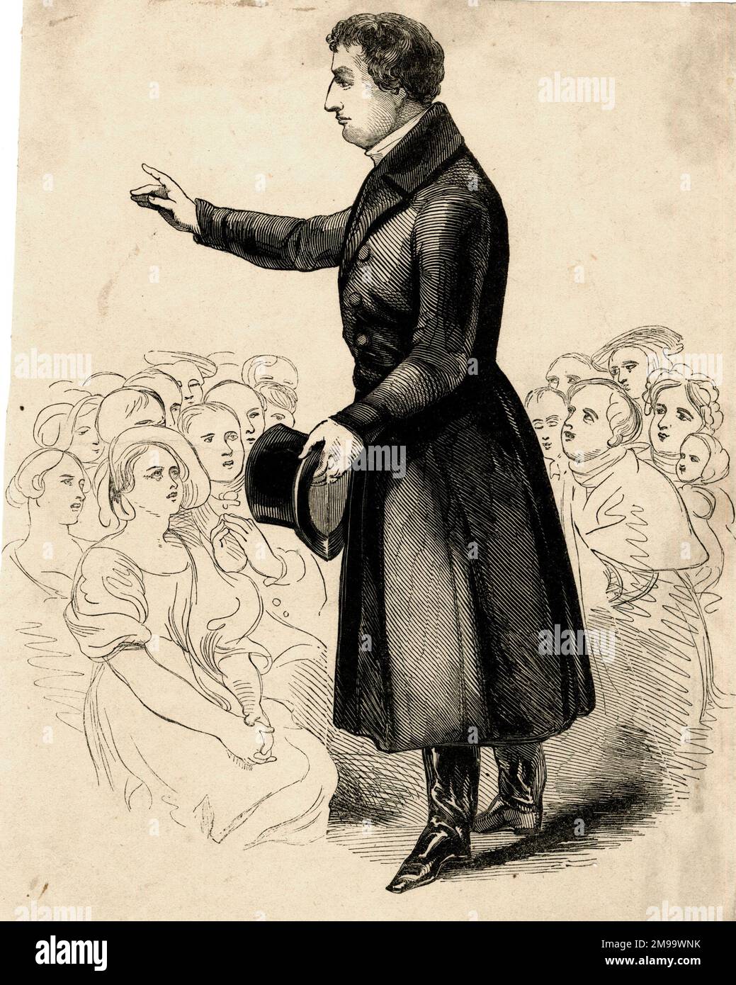 The Very Reverend Theobald Mathew administering the Temperance Pledge ...