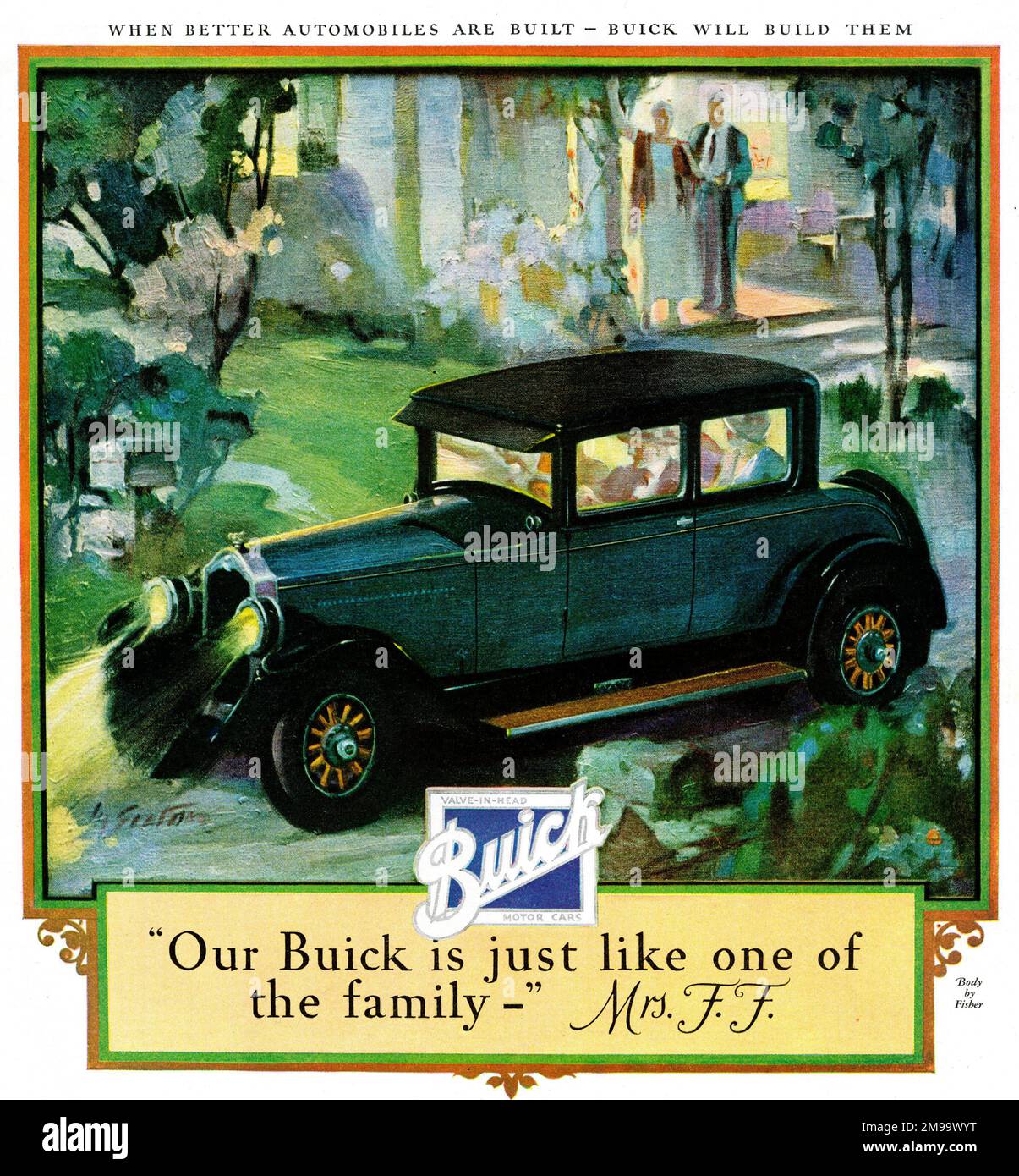1920s car advert hi-res stock photography and images - Alamy