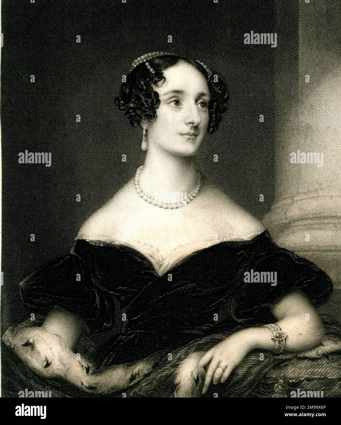 Lady Elizabeth Courtenay, Countess of Devon (1801-1867 Stock Photo - Alamy