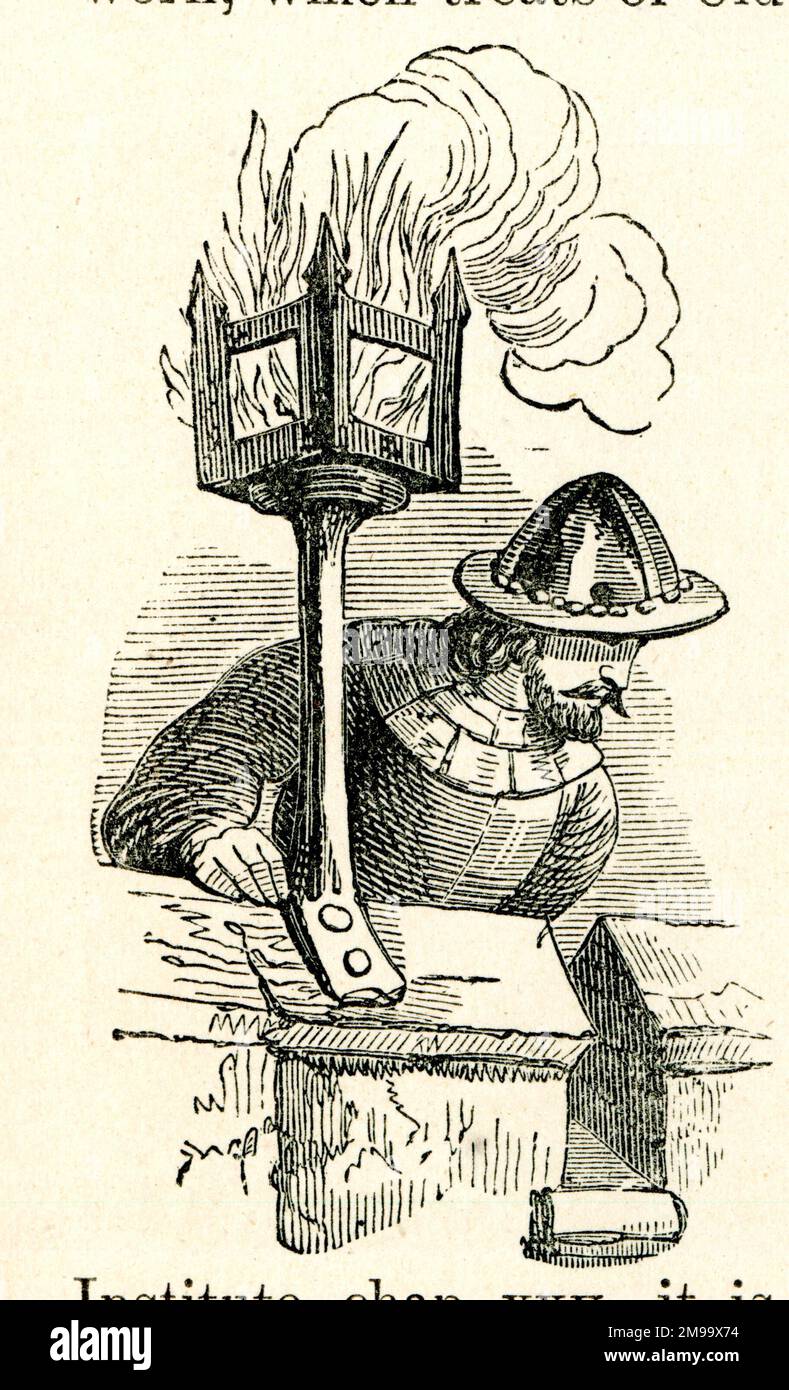 Medieval Yorkshire night beacon Stock Photo - Alamy